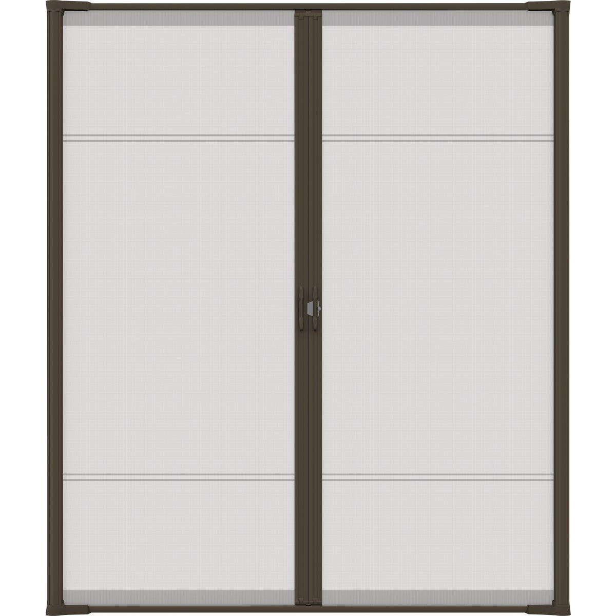 Larson Brisa 68 In. To 72 In. W x 80 In. to 81 In. H Double Door Brown ...