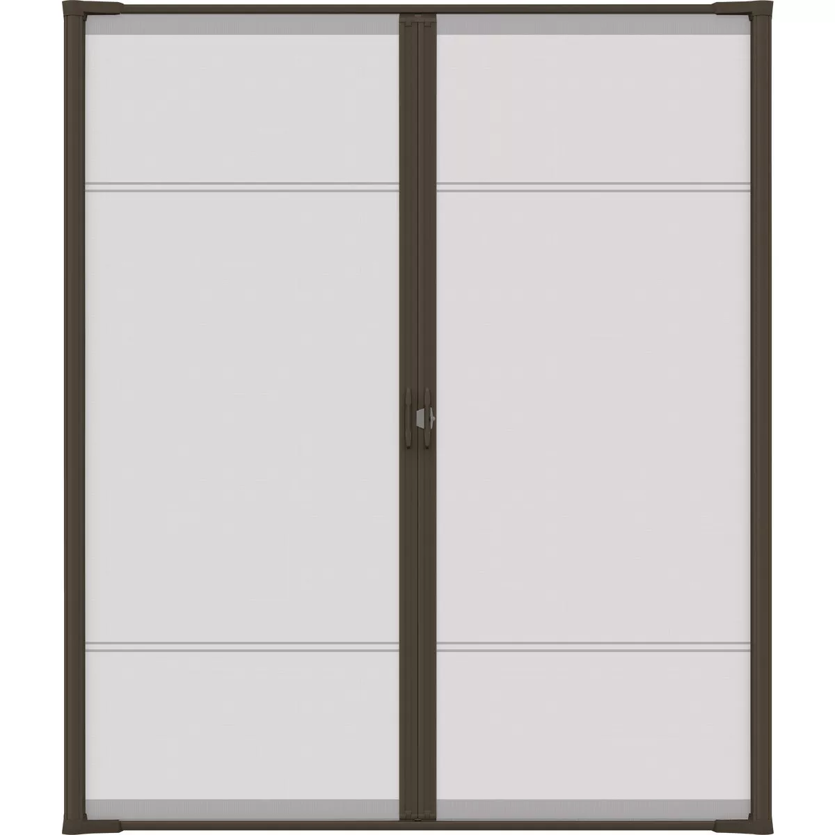 Larson Brisa 68 In. To 72 In. W x 80 In. to 81 In. H Double Door Brown ...