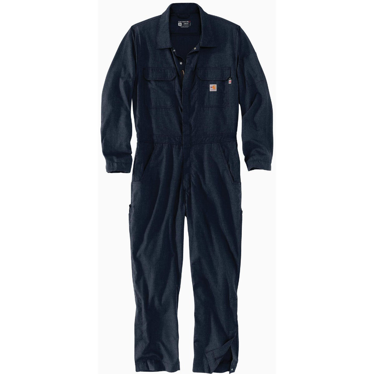 Carhartt Force Men's Large Regular Navy Flame Resistant Lightweight ...