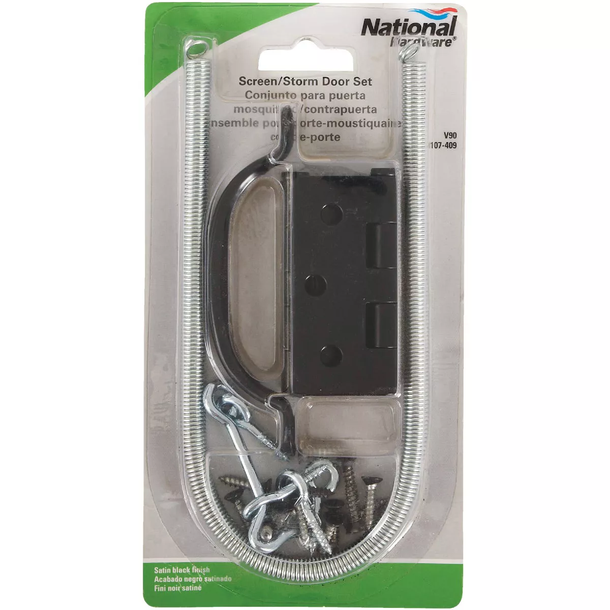 National Hardware Black 2-Hinge Screen Door Kit | Do it Best