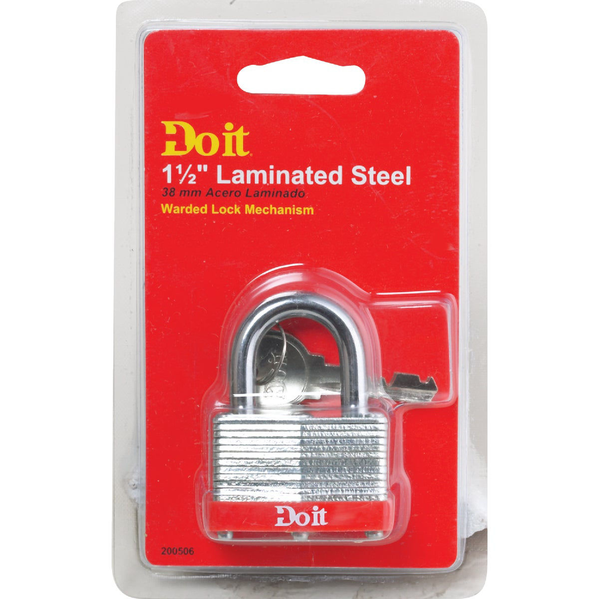 Do it 1-1/2 In. W Warded Steel Padlock | Do it Best