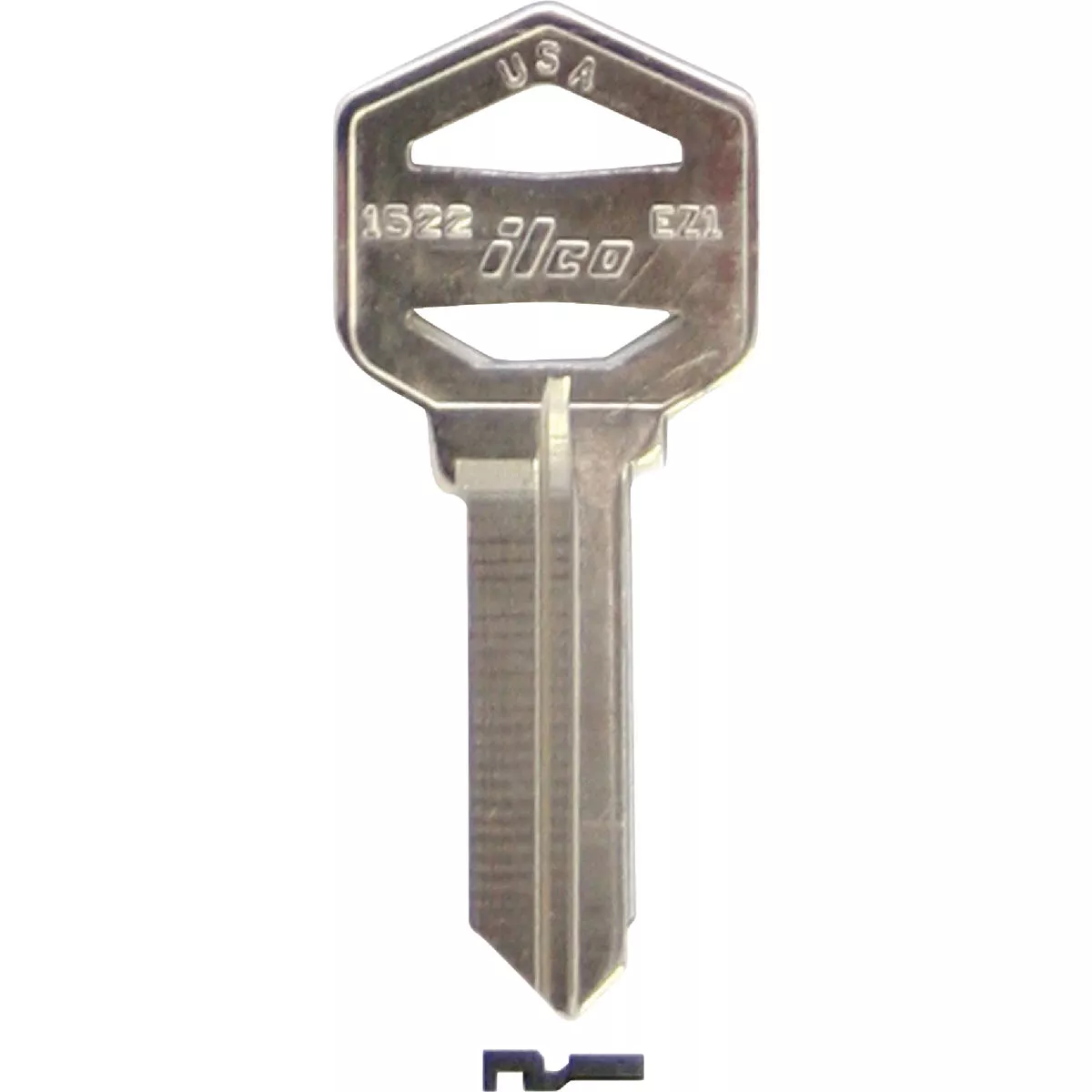 ILCO Kwikset Nickel Plated House Key, EZ1-KW1 (10-Pack) | Do it Best