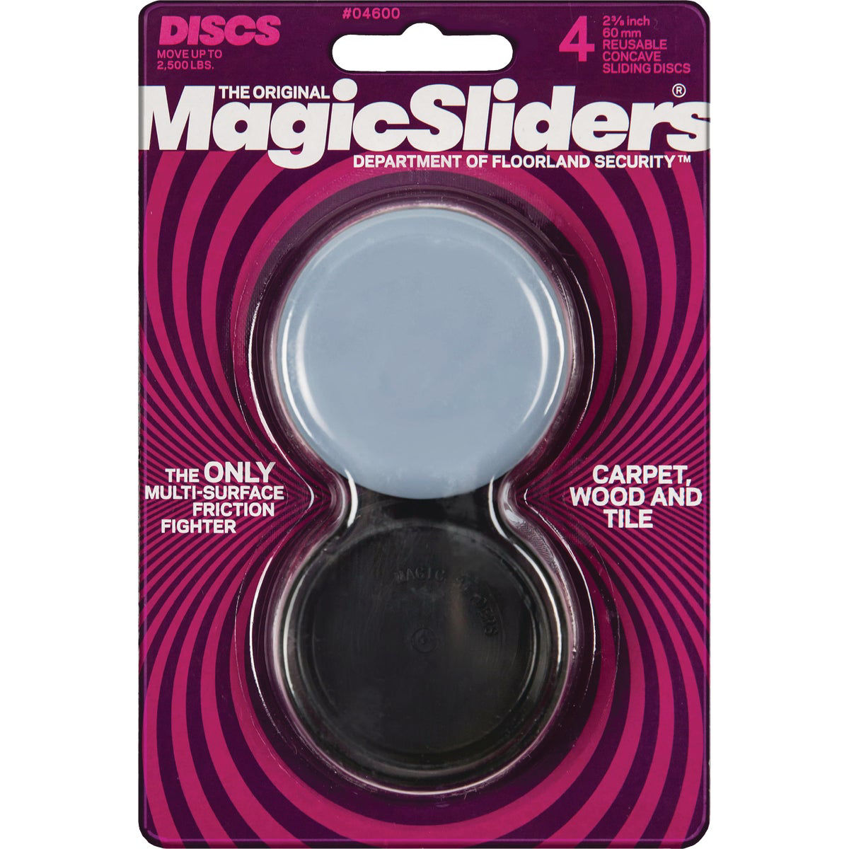 Magic Sliders 2-3/8 In. Concave Round Furniture Glide,(4-Pack) | Do it Best