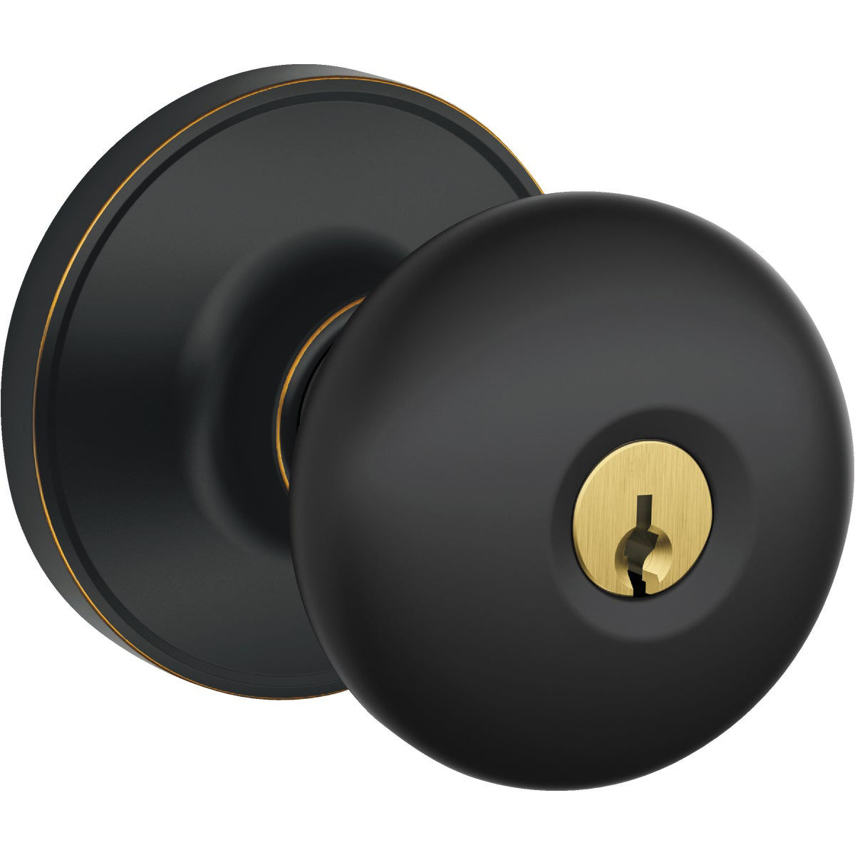 Dexter Stratus Aged Bronze Entry Door Knob Lockset | Do it Best