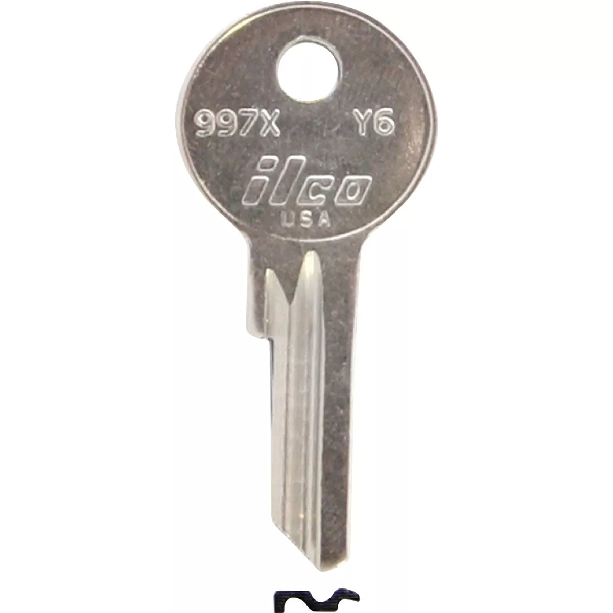ILCO Yale Nickel Plated House Key, Y6 / 997X (10-Pack) | True Value ...