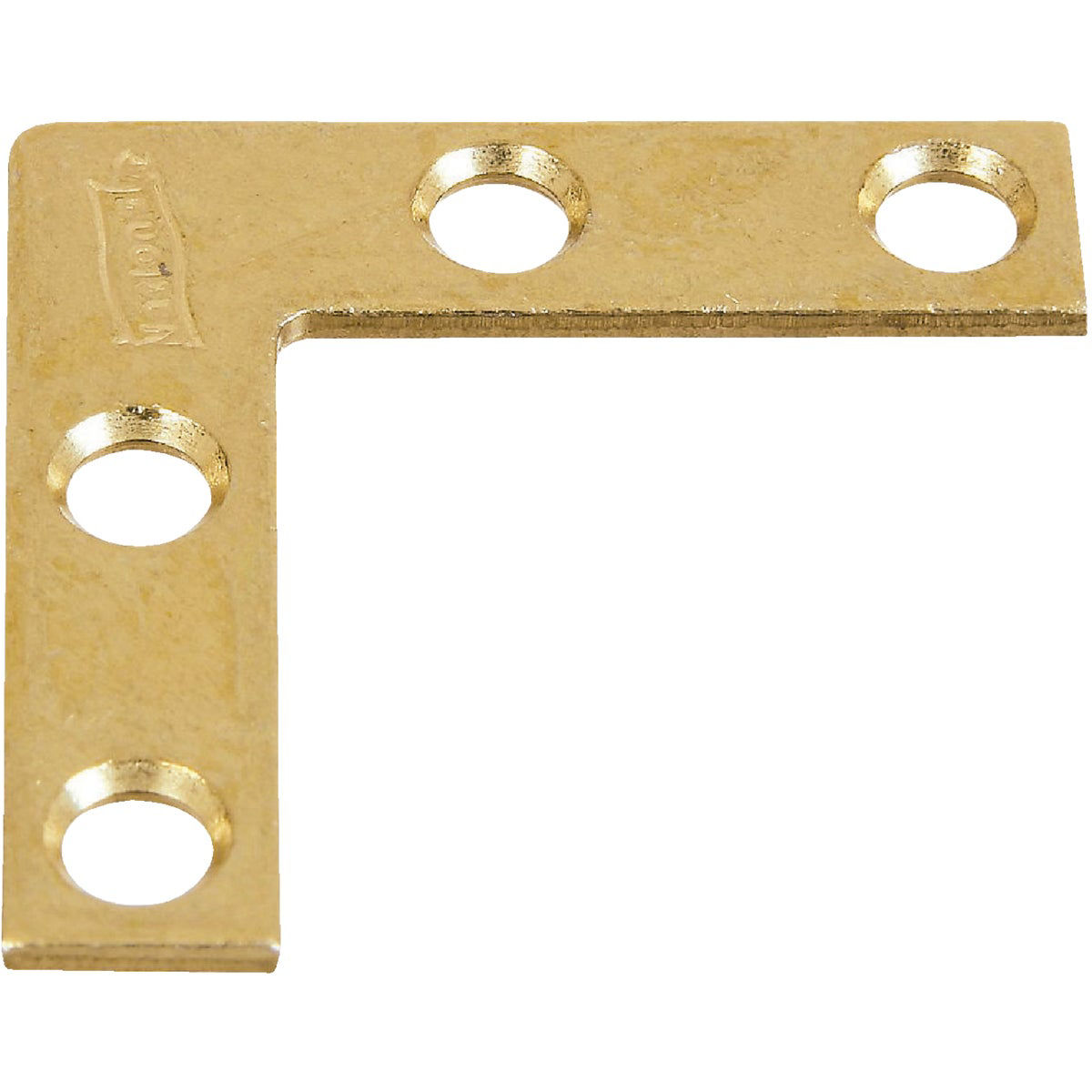 National Catalog 117 1-1/2 In. x 3/8 In. Brass Flat Corner Iron (4 ...