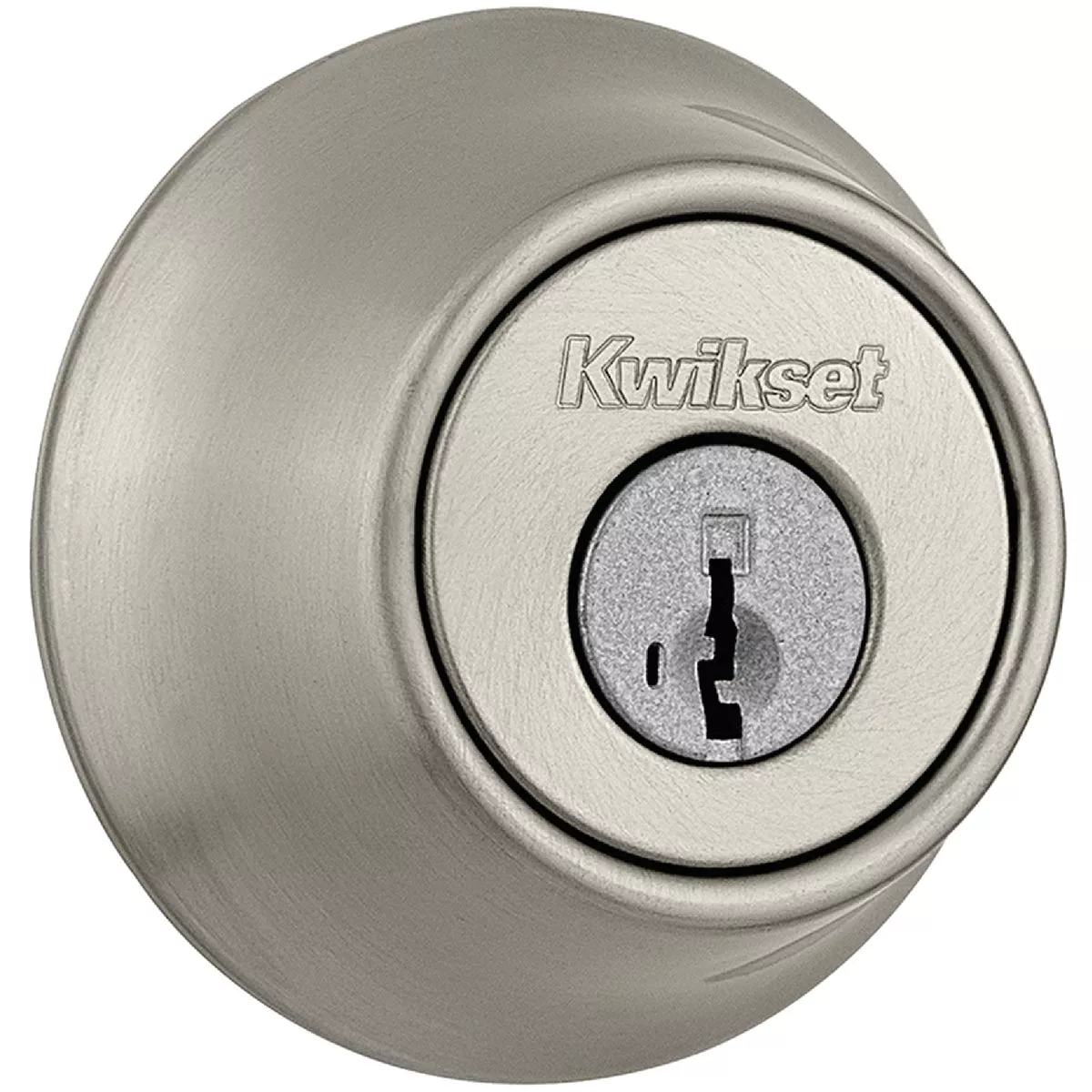Kwikset Single Cylinder Deadbolt SmartKey - Satin Nickel | True Value ...