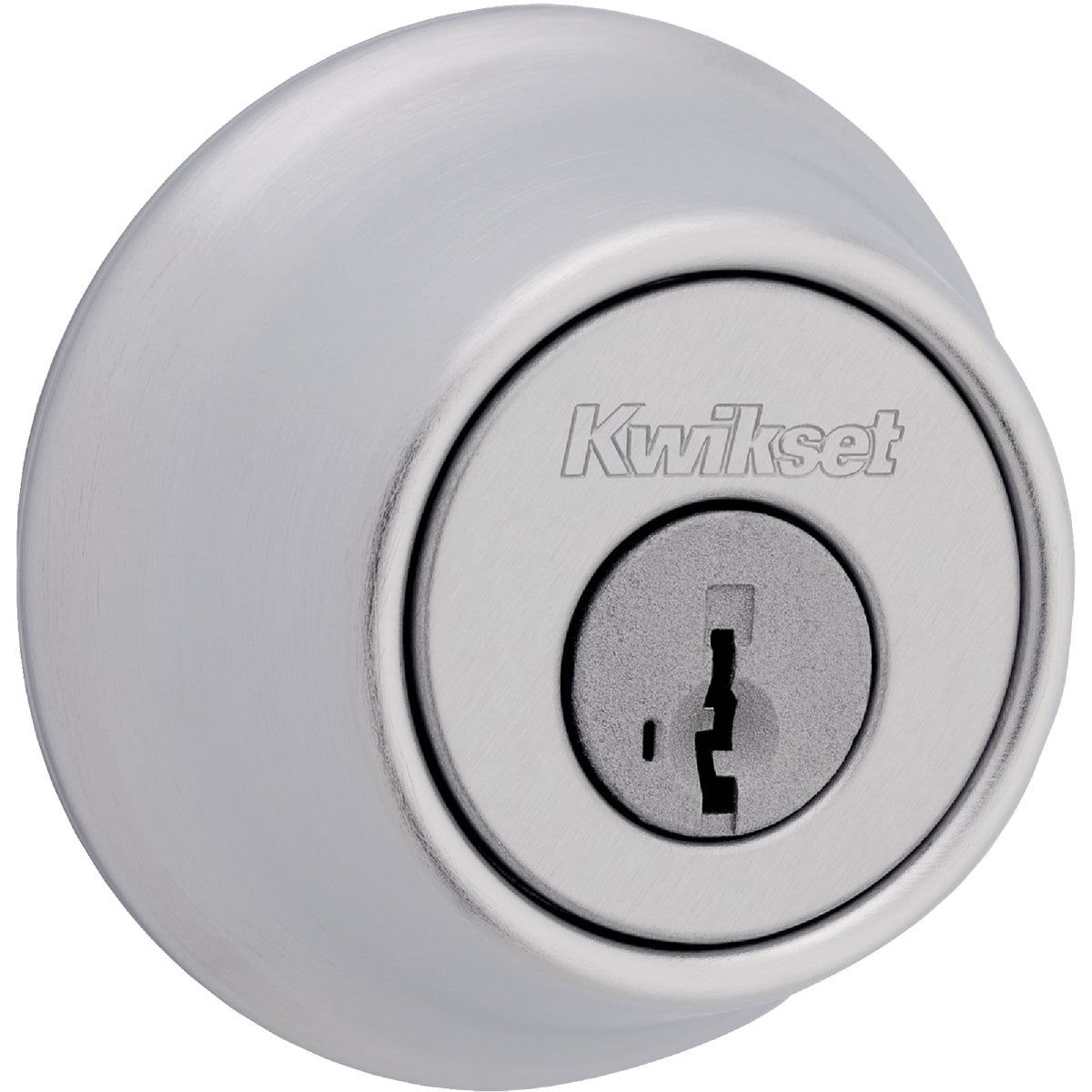 Kwikset 660 Single Cylinder Deadbolt with SmartKey, Satin Chrome | Do ...