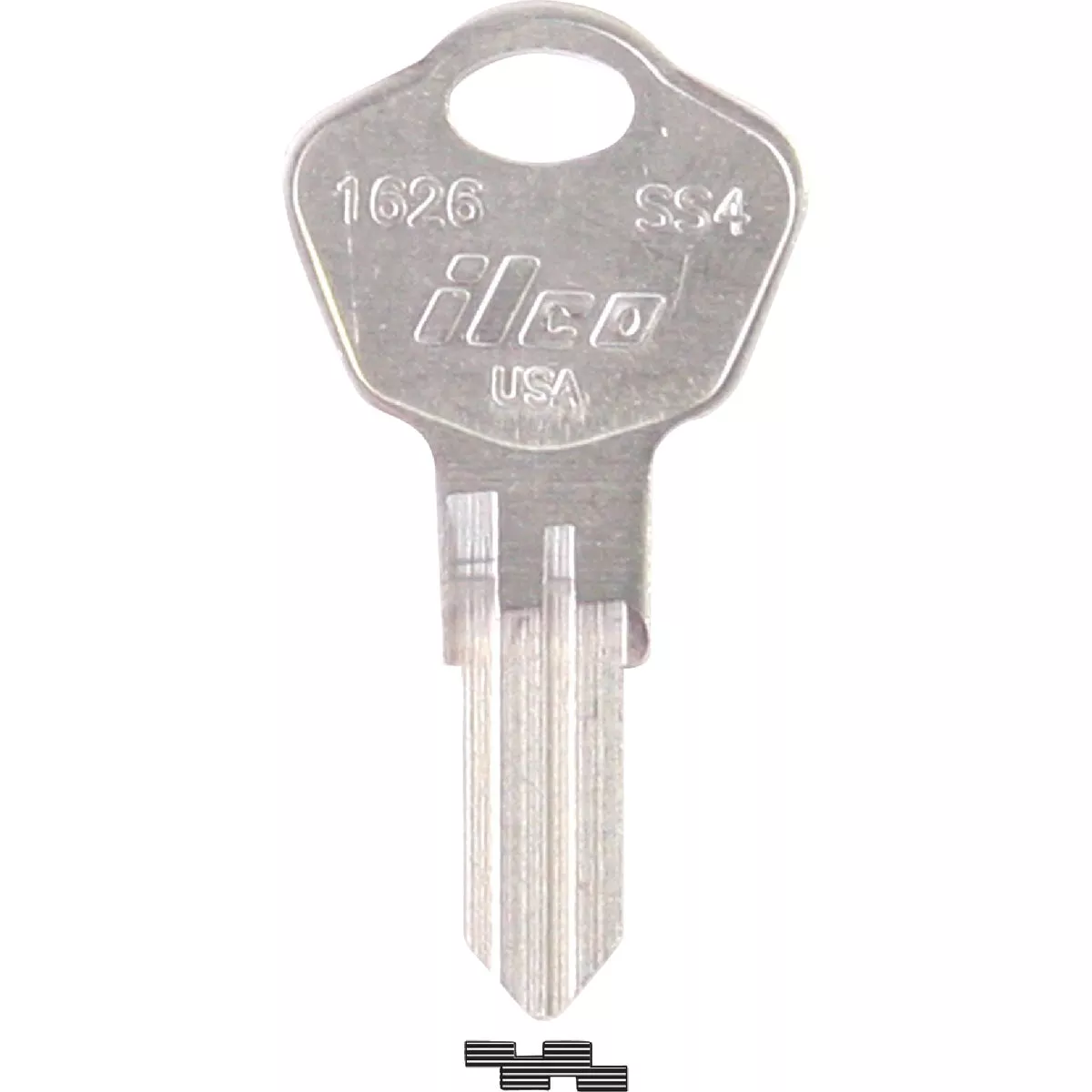 ILCO Sentry Nickel Plated Safe Key SS4 (10-Pack) | True Value Hardware
