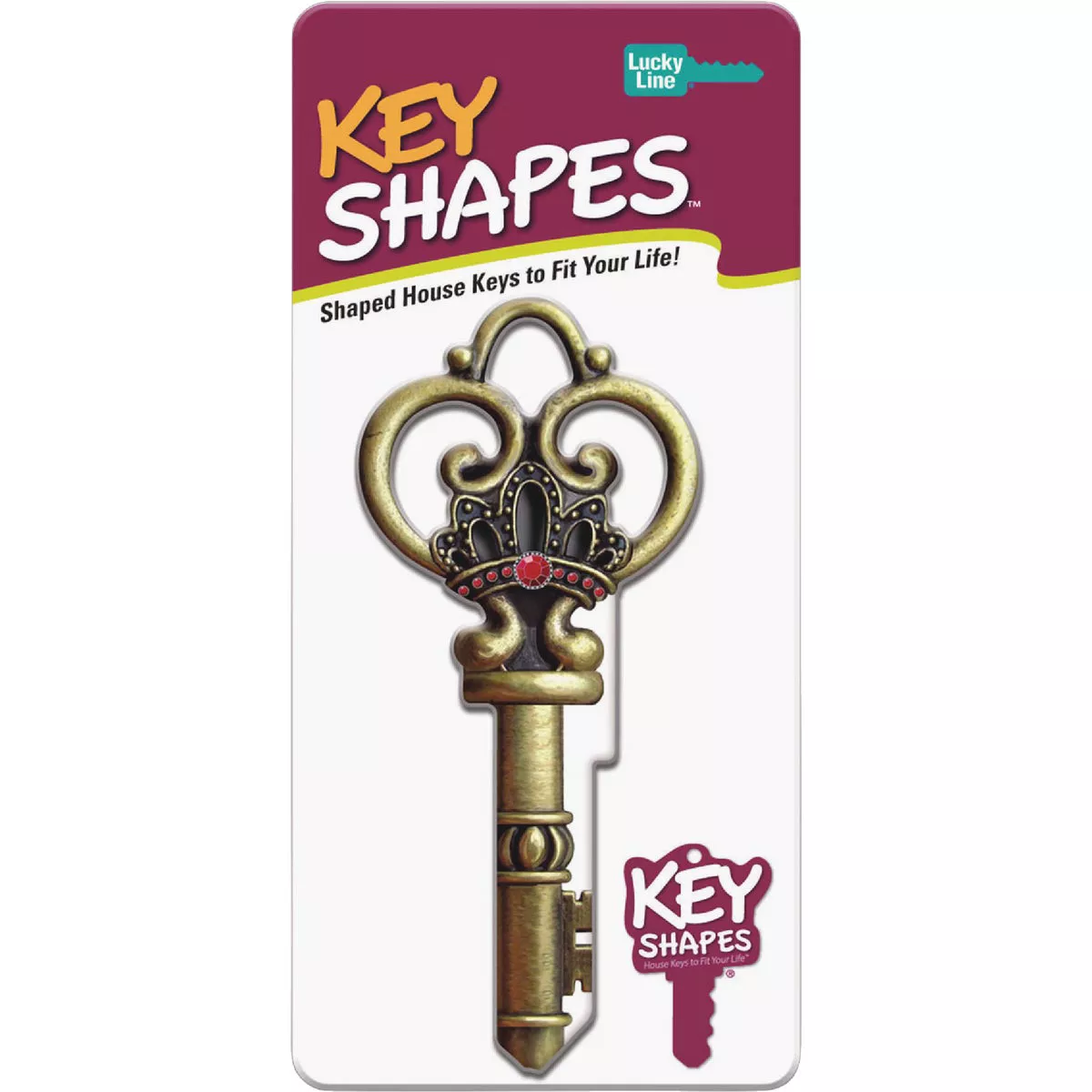 Lucky Line Skeleton Key Shapes Decorative House Key - KW1 | True Value ...