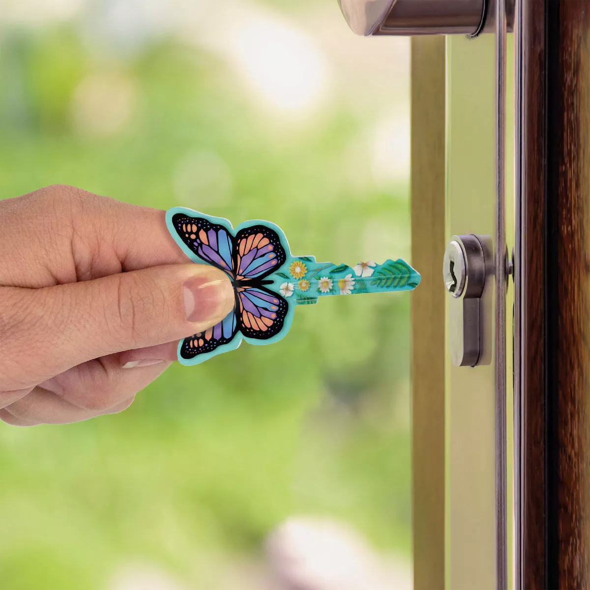 Lucky Line Butterfly Key Shapes Decorative House Key - KW1 | True Value ...
