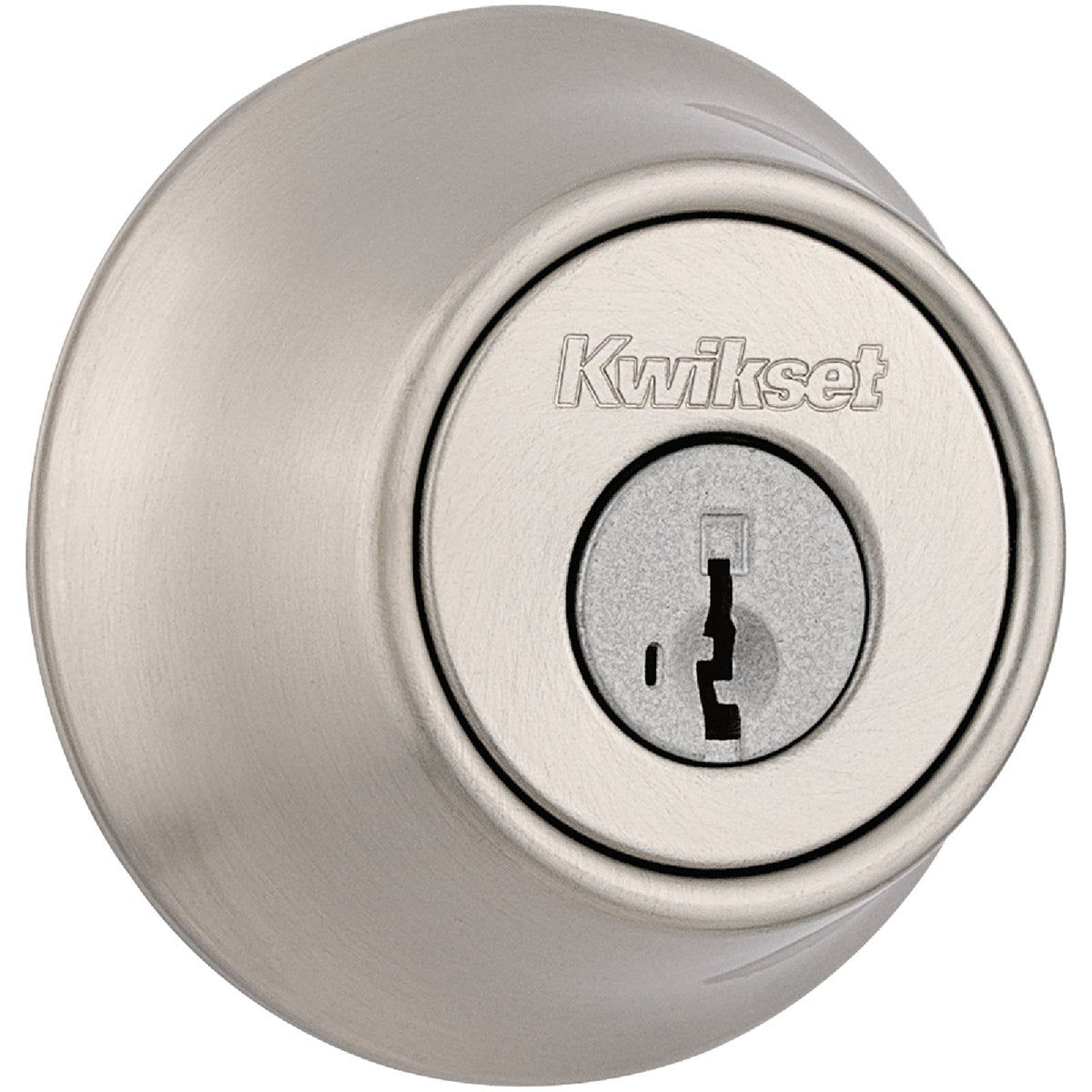 Kwikset 660 Single Cylinder Deadbolt with SmartKey, Satin Nickel | Do ...