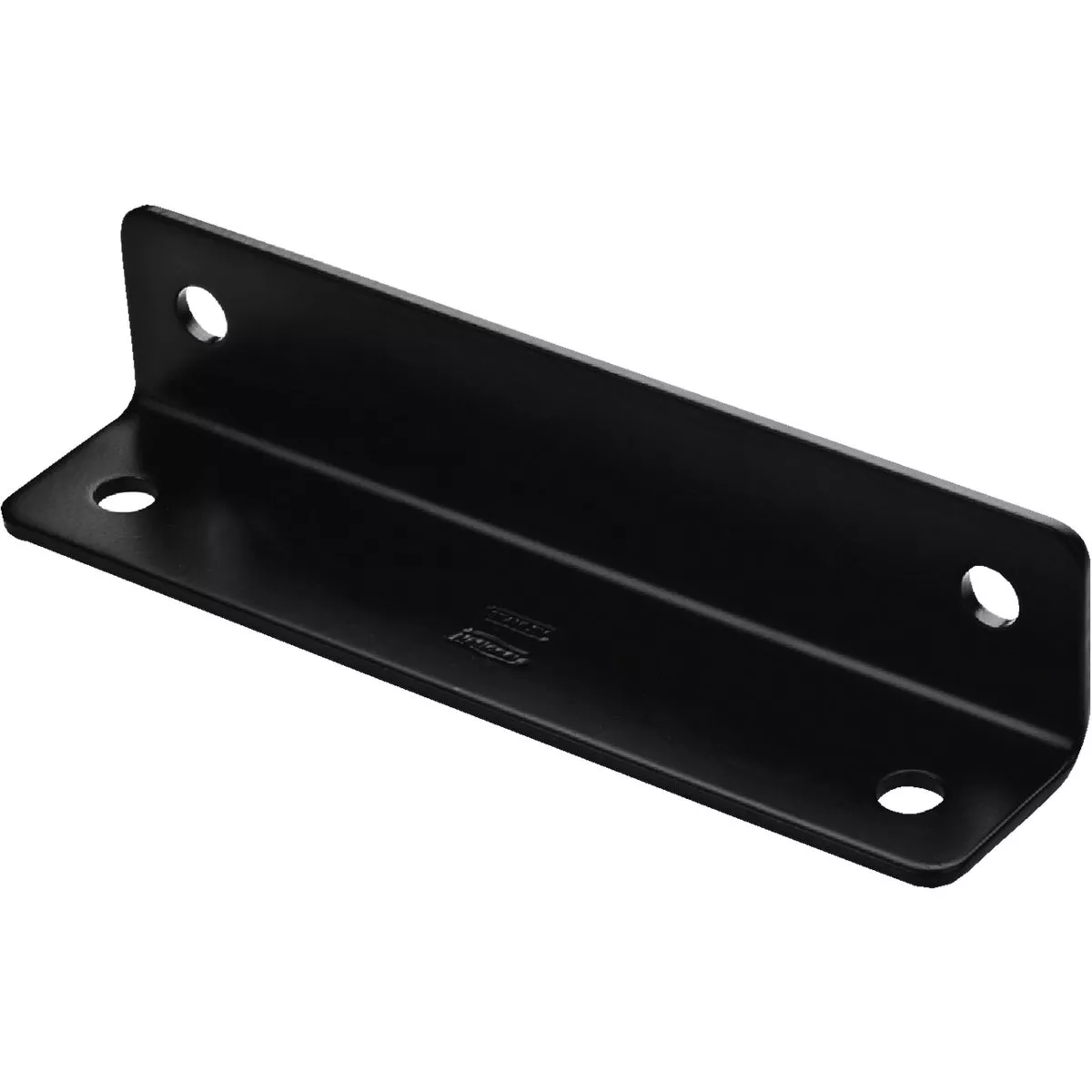 National Hardware 1.6 In. x 7 In. Black Heavy Duty Wide Corner Brace ...