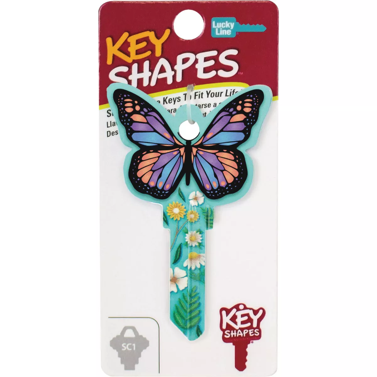 Lucky Line Butterfly Key Shapes Decorative House Key - SC1 | True Value ...