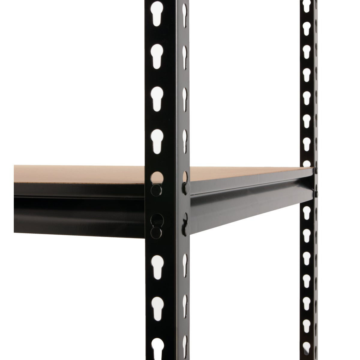 Z-Beam 48 In. x 72 In. x 24 In. Black Steel 5-Tier Shelving | Do it Best