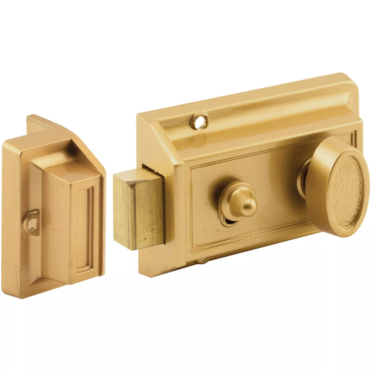 Defender Security Brass Night Lock Single Rim Deadlock | Do it Best