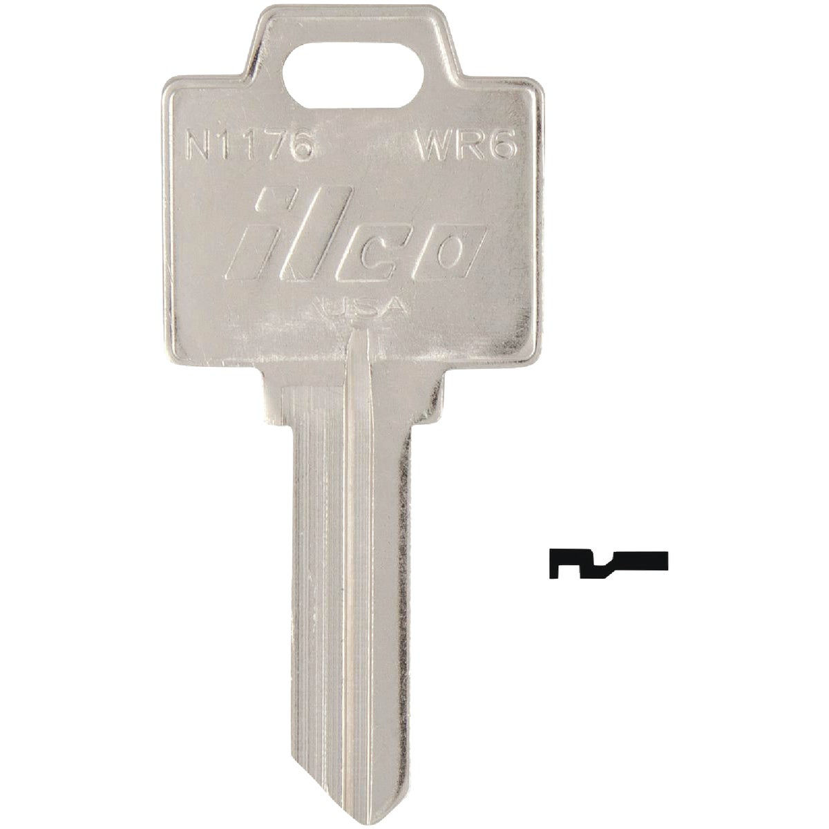 ILCO WR6 Weiser Cylinder Key Blank N1176 (10-Pack) | Do it Best