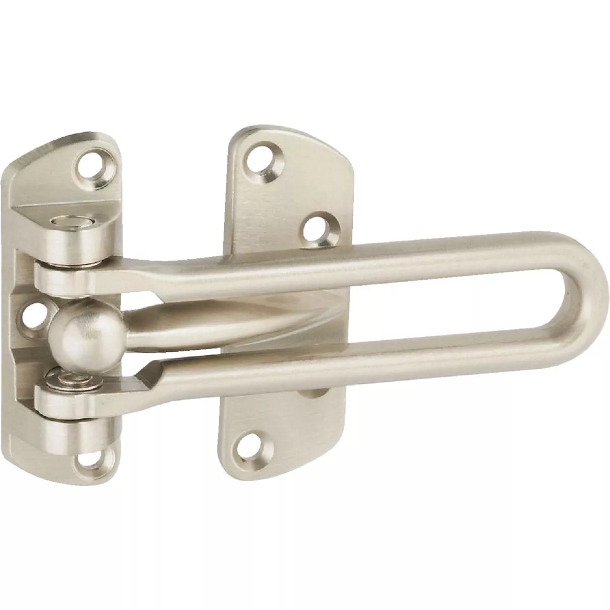 National Hardware Satin Nickel Decorative Door Security Guard | True ...