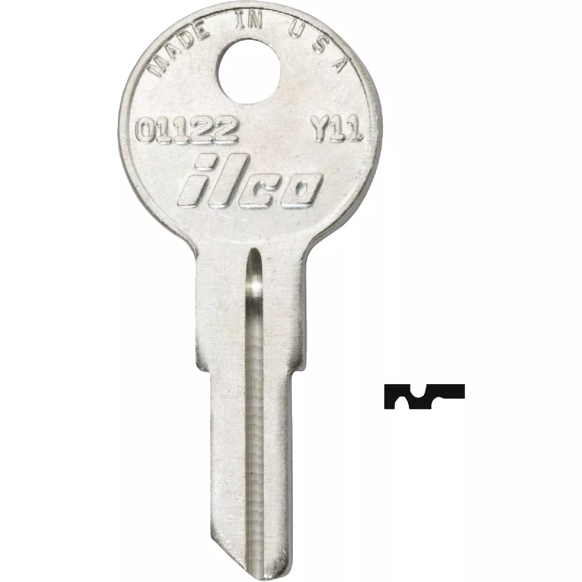 ILCO Yale Lockset H7W Key Blank, 1122 (10-Pack) | True Value Hardware