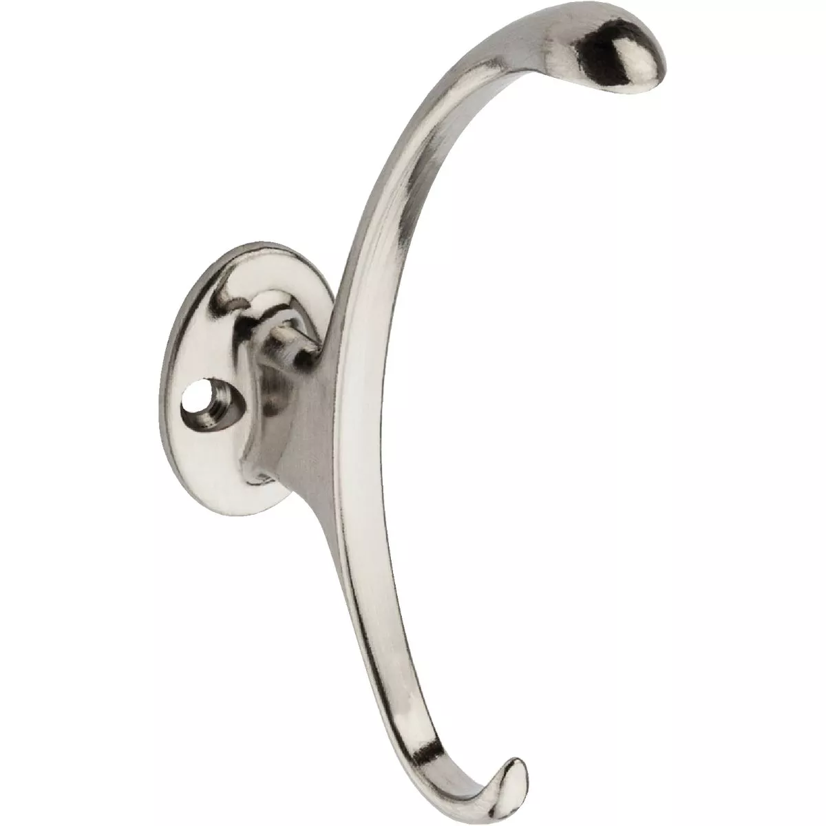 Stanley Home Designs Satin Nickel Garment Wardrobe Hook | True Value ...