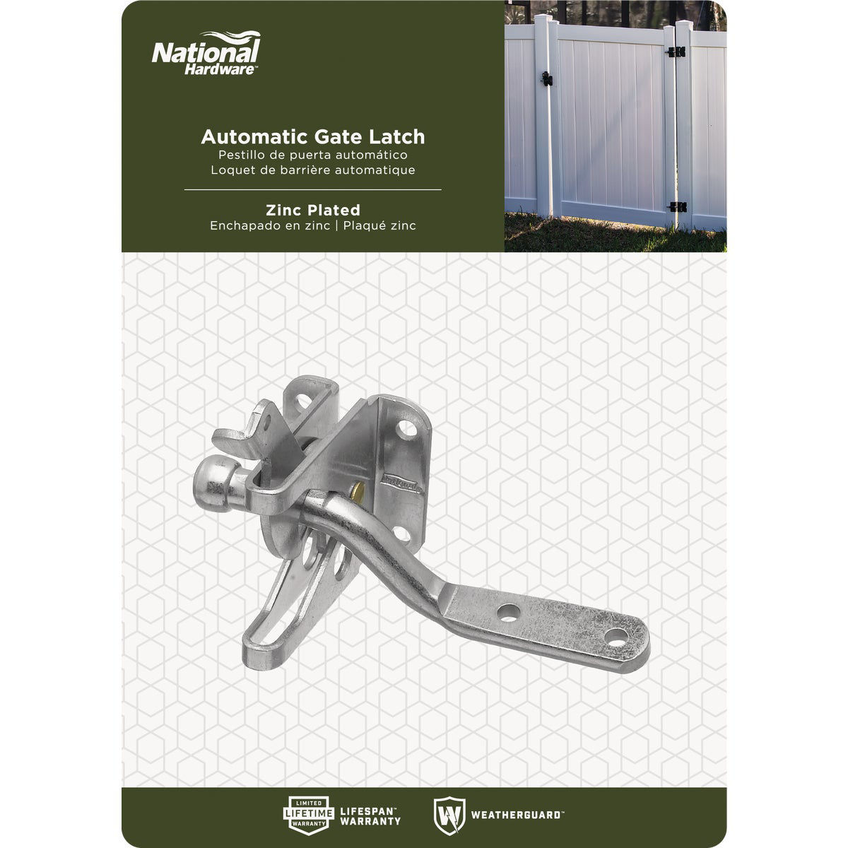 National Zinc Steel Automatic Gate Latch | Do it Best