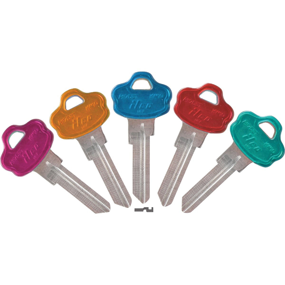 ILCO Kwikset Assorted Design Decorative House Key, KW10PC / KW10-PC ...