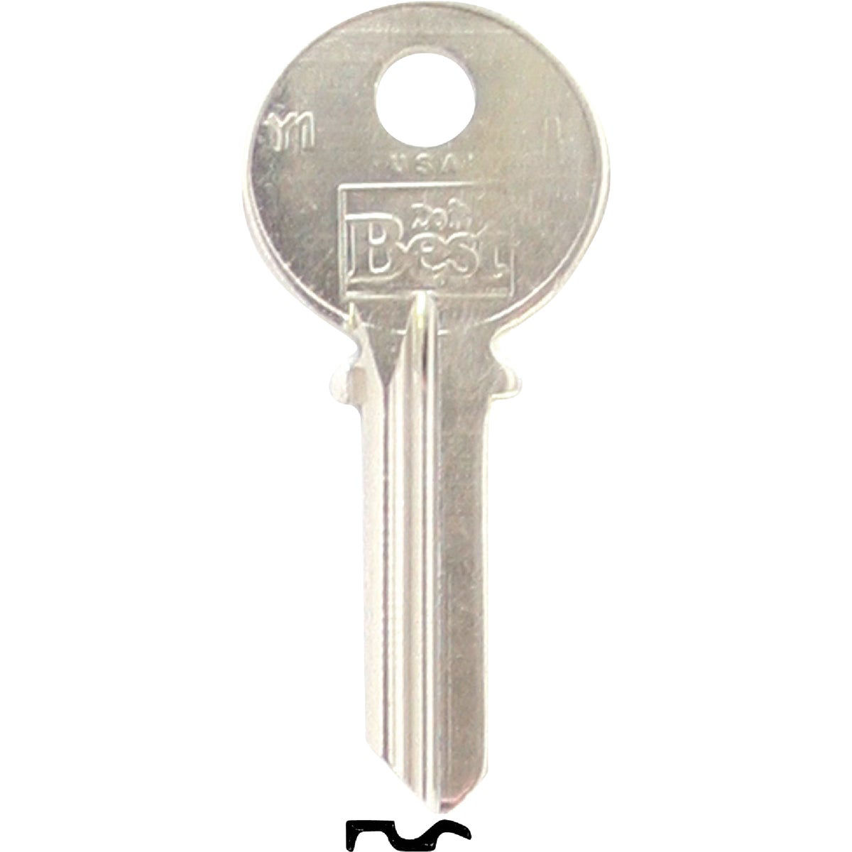 Do it Best Yale Nickel Plated House Key, Y1 / 999-Y1 DIB (10-Pack) | Do ...