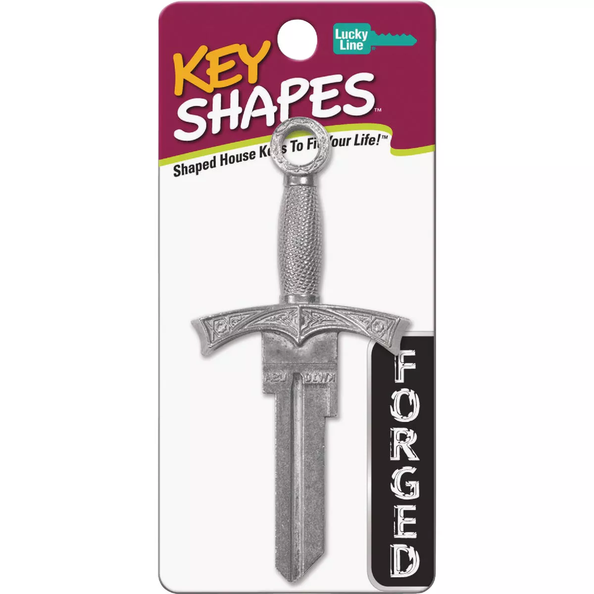 Lucky Line Forged Sword Key Shapes Decorative House Key - KW1 | True ...