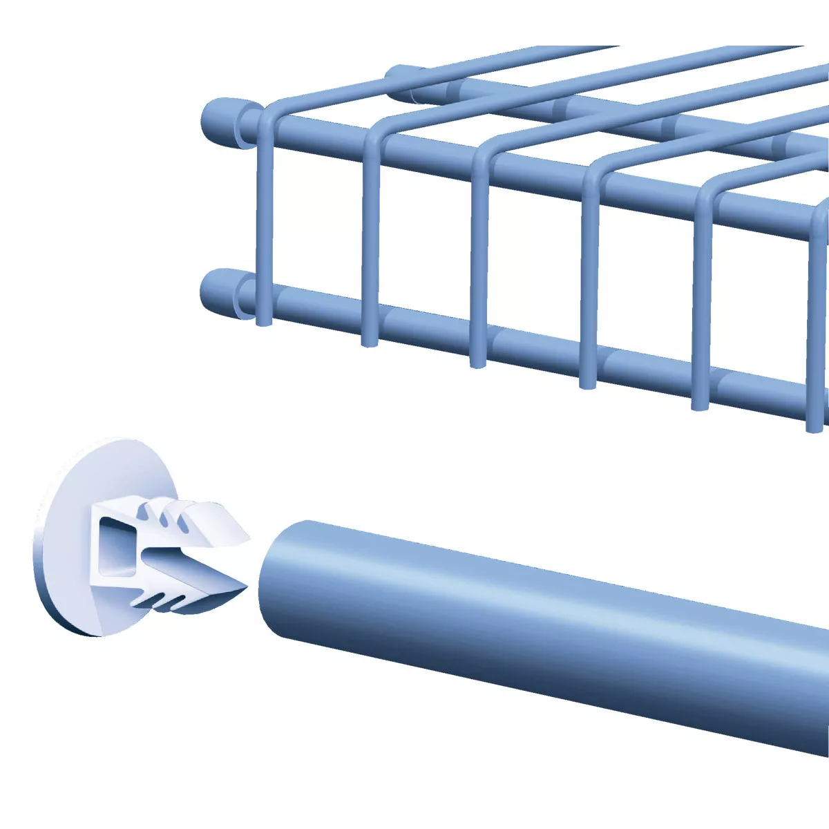 ClosetMaid SuperSlide Wire Shelf End Cap (2-Pack) | True Value Hardware