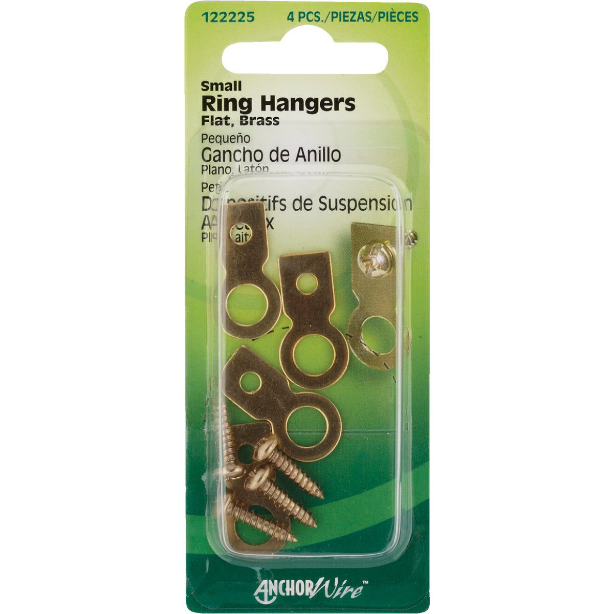 Hillman Anchor Wire Small Flat Ring Hangers (4 Count) | Do it Best