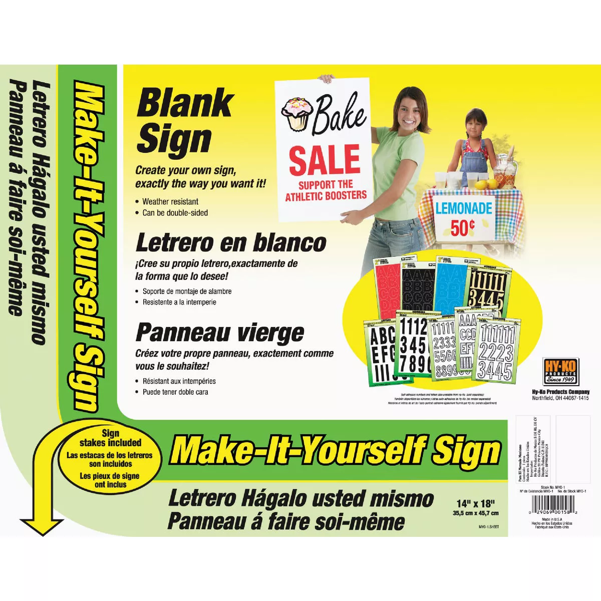 Hy-Ko Make-It-Yourself Sign Kit | Do it Best