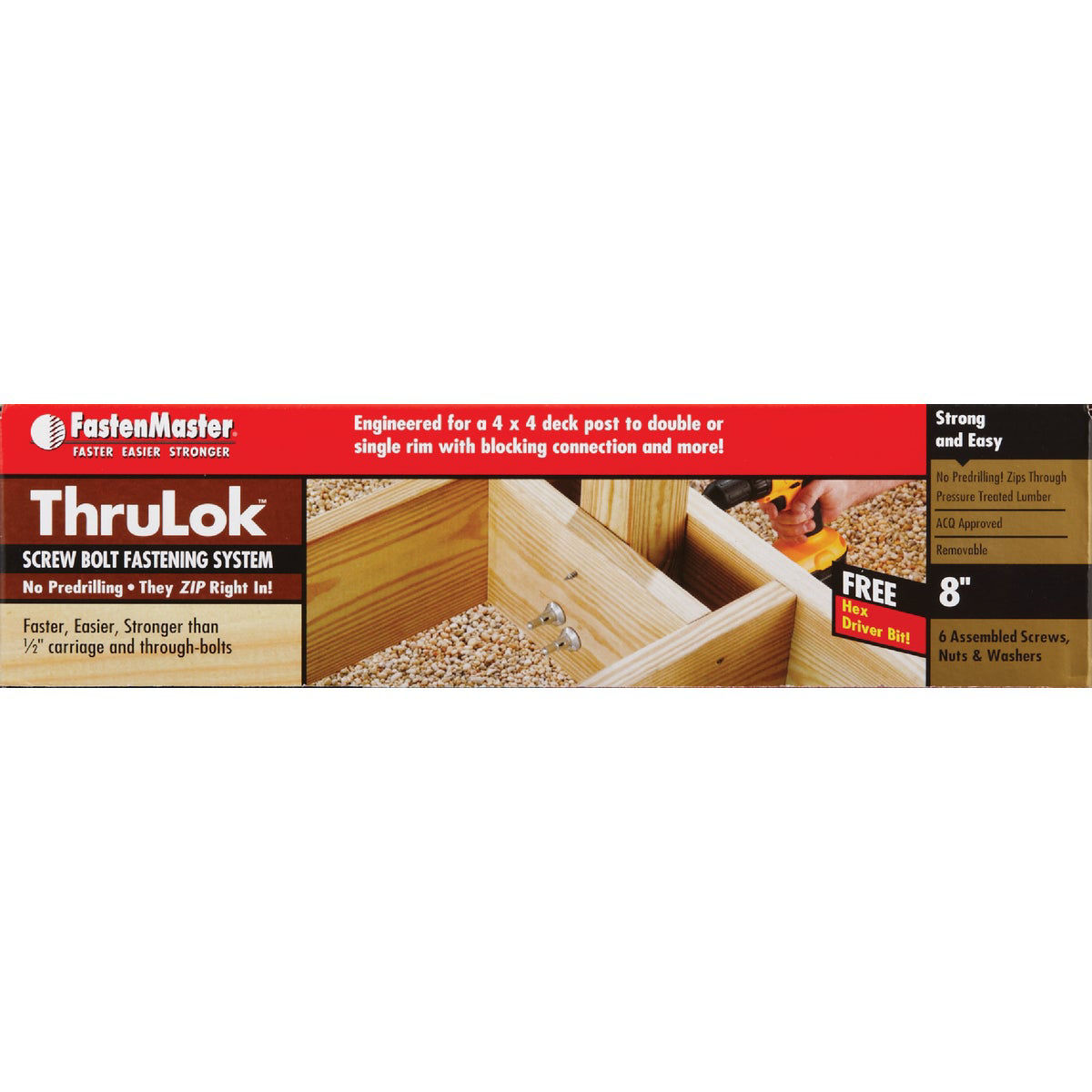 ThruLok 8 In. Galvanized Screw Bolt (6 Ct.) | Do it Best