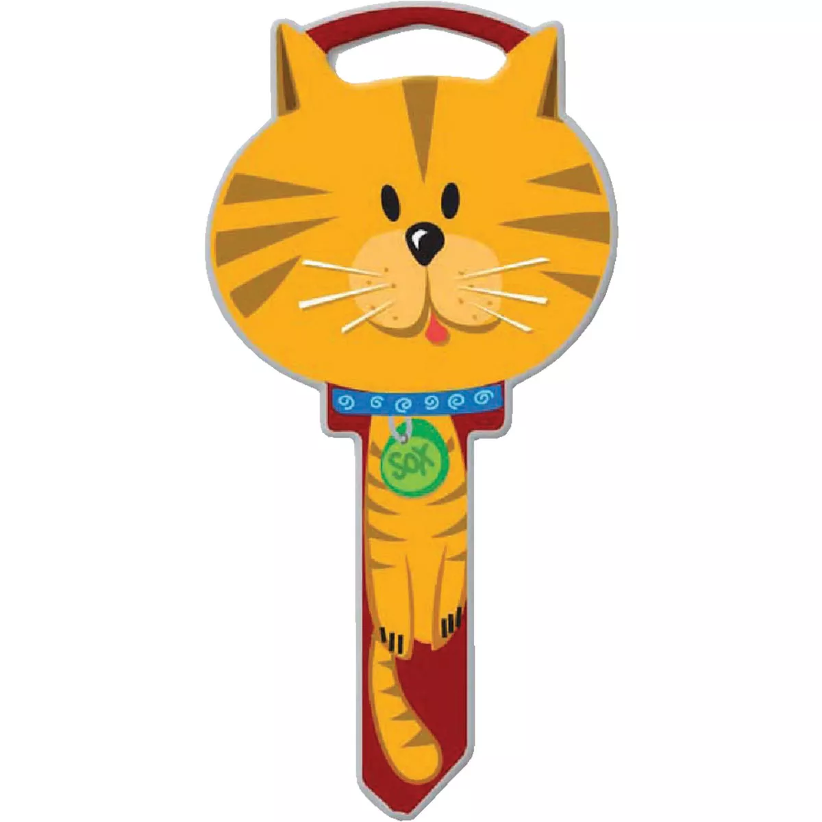 Lucky Line Cat Design Decorative House Key, KW11 | True Value Hardware