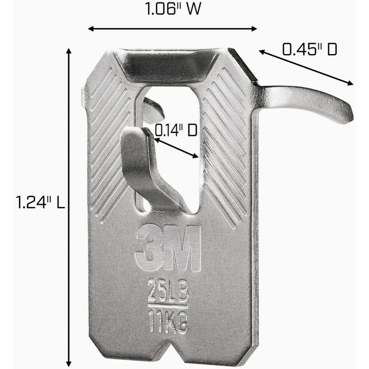 3M Claw Drywall Picture Hanger with Temporary Spot Marker, Holds 25 Lb ...