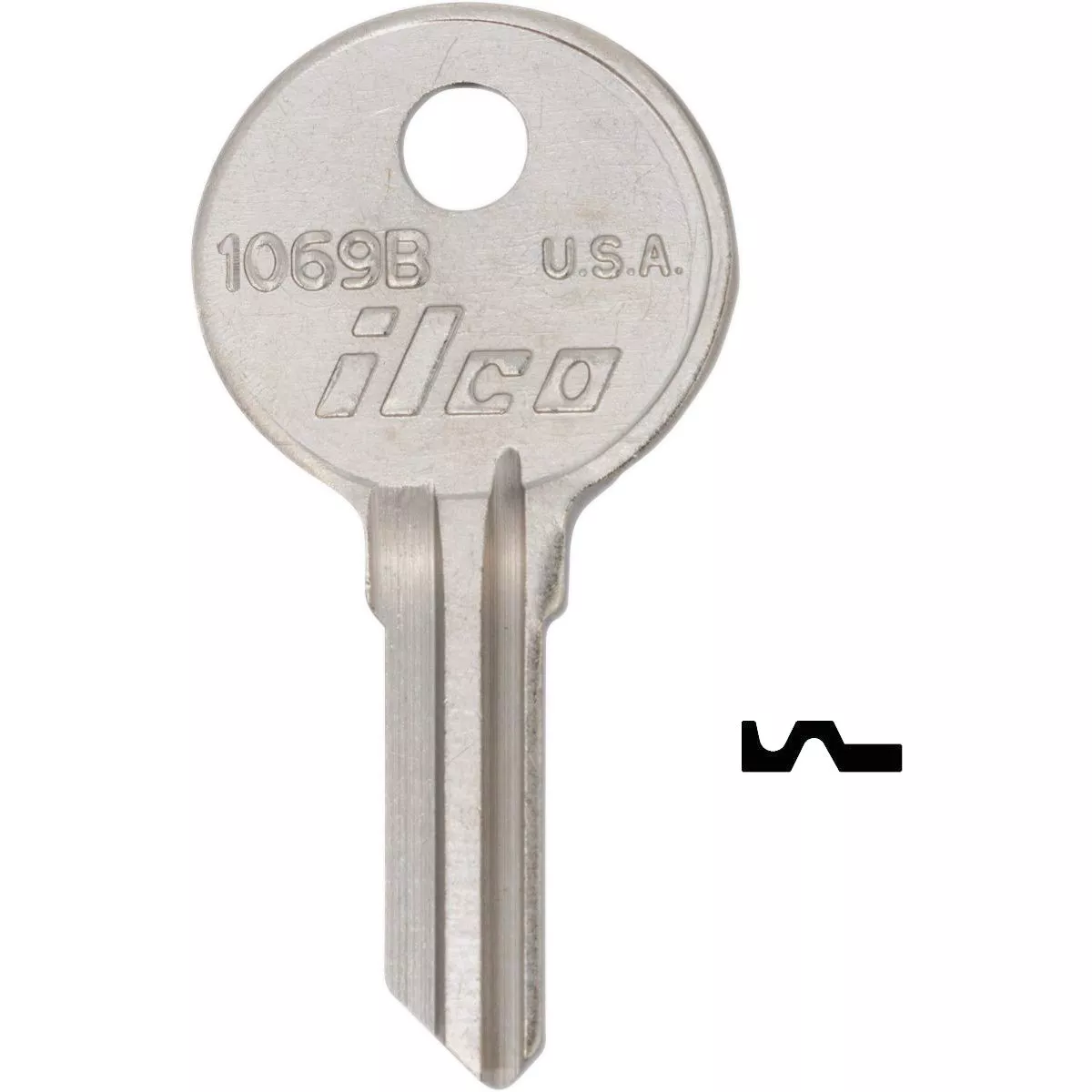 ILCO 1069B National Cabinet Lock Key Blank (10-Pack) | Do it Best