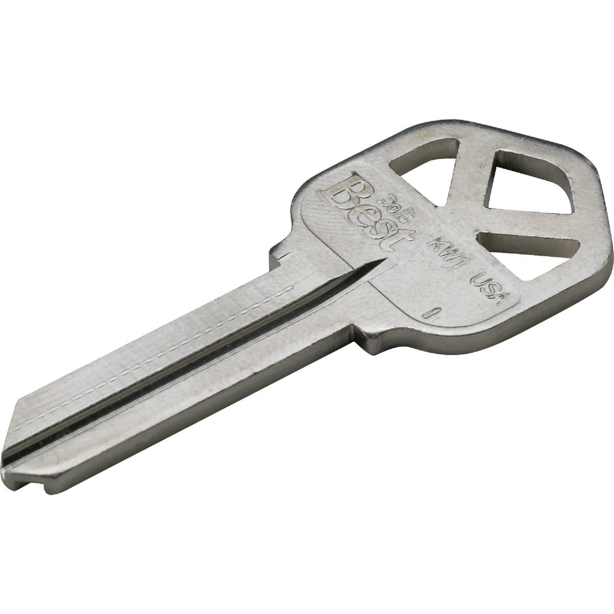 Do it Best Kwikset Nickel Plated House Key, KW1 / 1176-250 DIB (250 ...