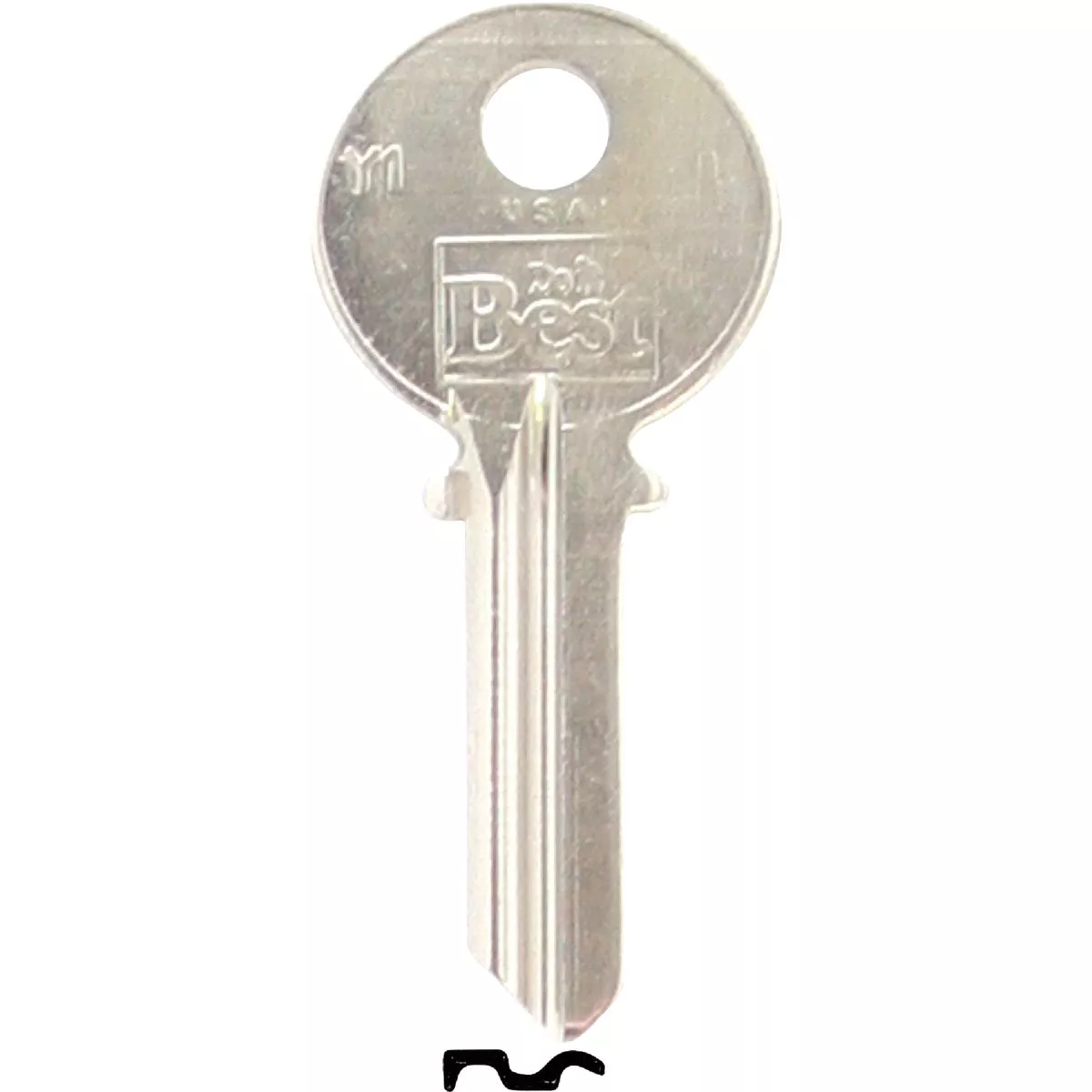 Do it Best Yale Nickel Plated House Key, Y1 / 999-250 DIB (250-Pack ...