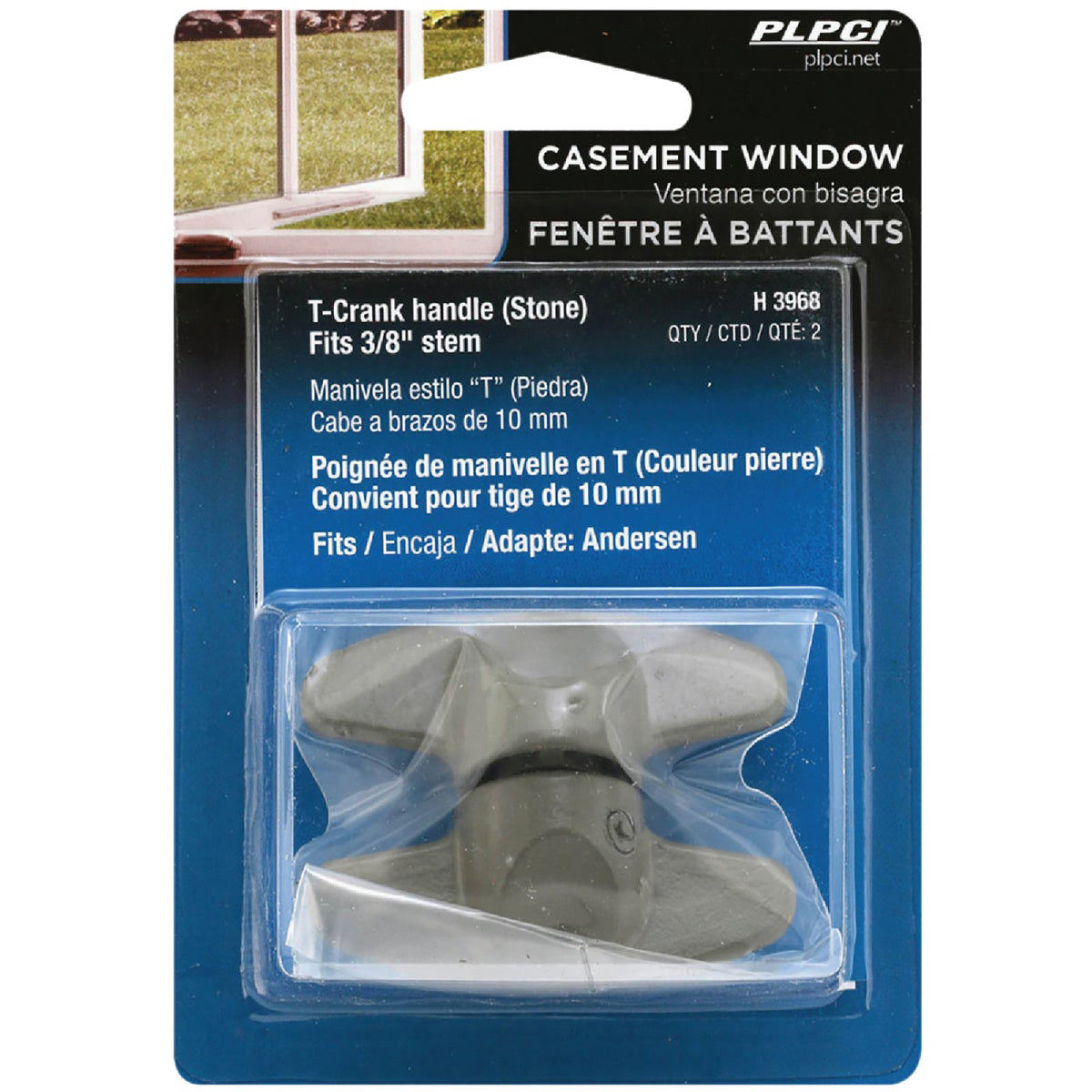 Prime-Line 3/8 In. Bronze Tee Crank Handle (2 Count) | Do it Best