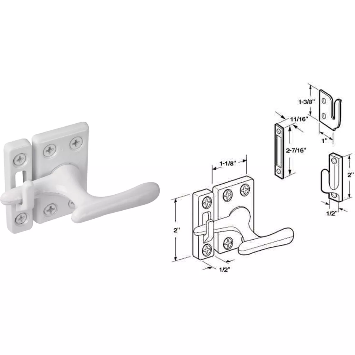 Defender Security Universal Casement Latch Fastener | Do it Best