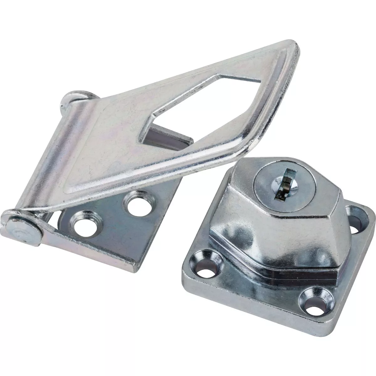 National Hardware 3-1/2 In. Zinc-Plated Key Locking Hasp | True Value ...