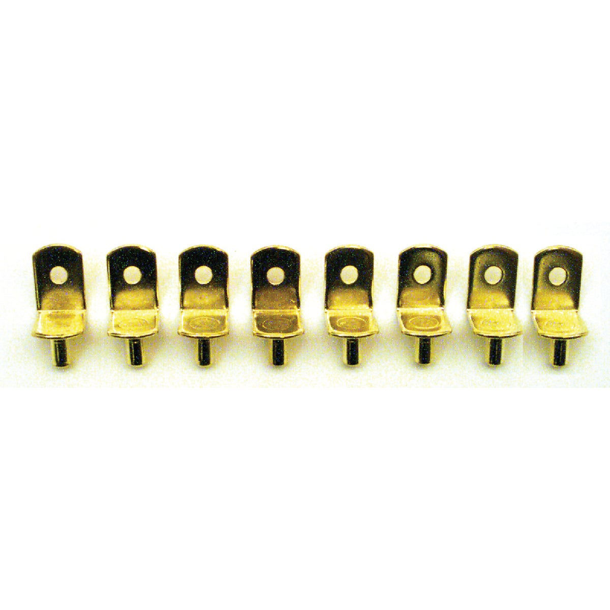 Prime-Line 1/4 In. Brass Metal Shelf Support (8-Count) | Do it Best