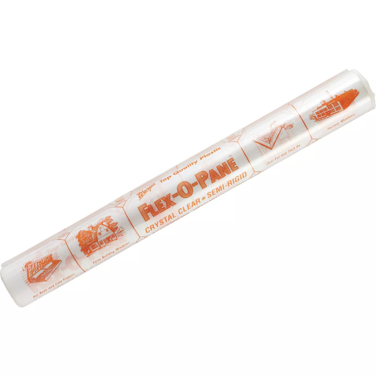 Warp's Flex-O-Pane 36 In. x 150 Ft. x 5 Mil. Semi-Rigid Clear Plastic ...