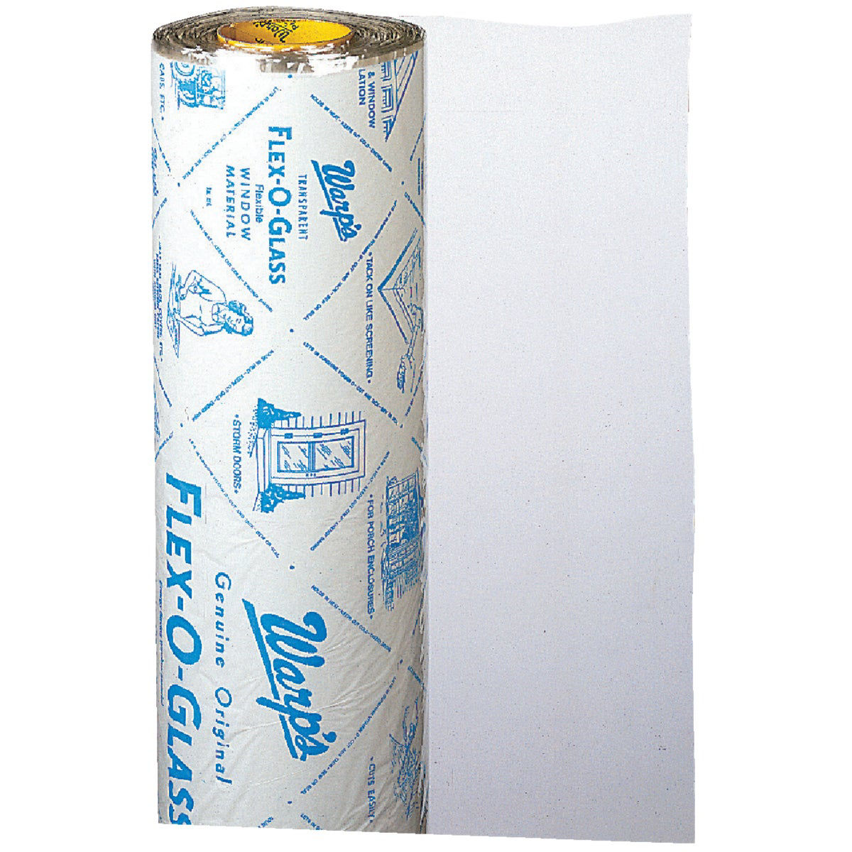 Warp's Flex-O-Glass 48 In. X 75 Ft. Clear 4 Mil. Plastic Sheeting | Do ...
