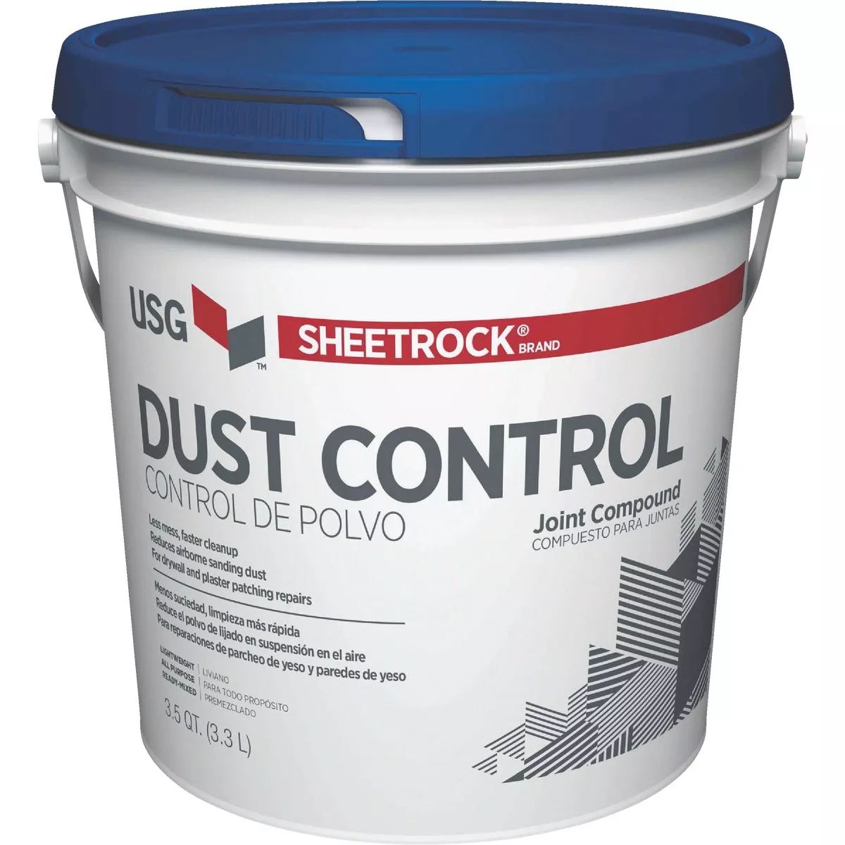 Sheetrock 3.5 Qt. Pre-Mixed Lightweight All-Purpose Dust Control ...