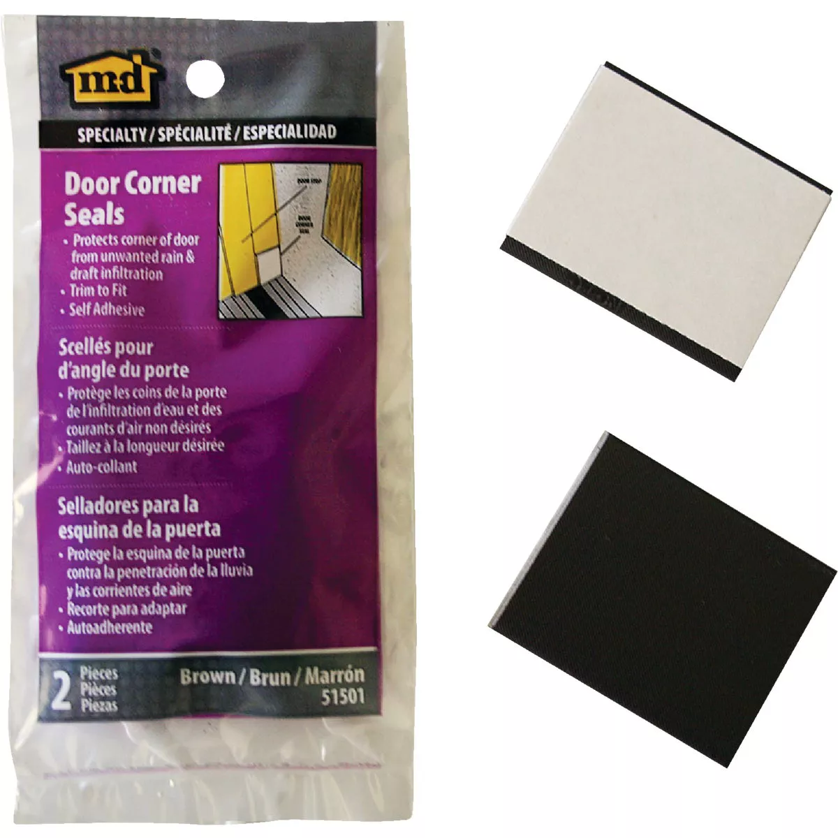 M-D Building Products Brown Door Corner Seal for Interior & Exterior Doors | Do it Best