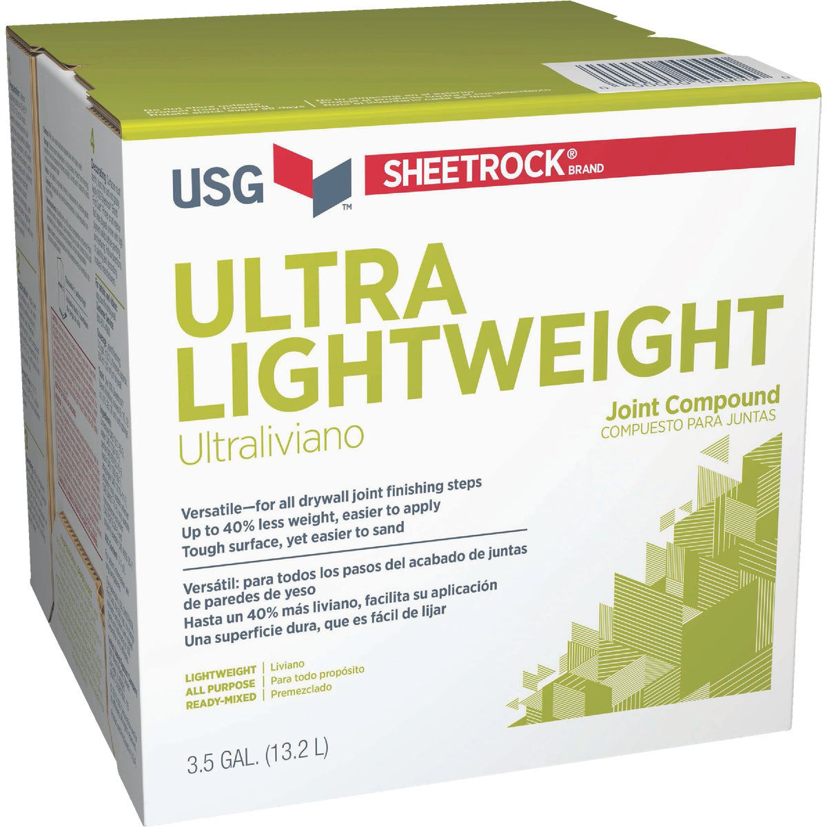 Sheetrock 3.5 Gal. Pre-Mixed Ultra Lightweight All-Purpose Drywall ...