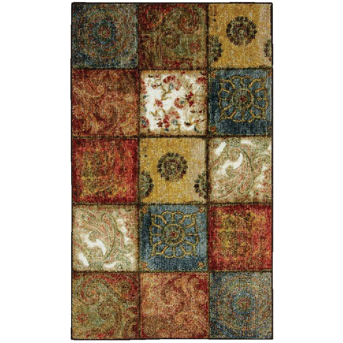 Mohawk Home Artifact Multi-Panel 1 Ft. 8 In. x 2 Ft. 10 In. Accent Rug ...
