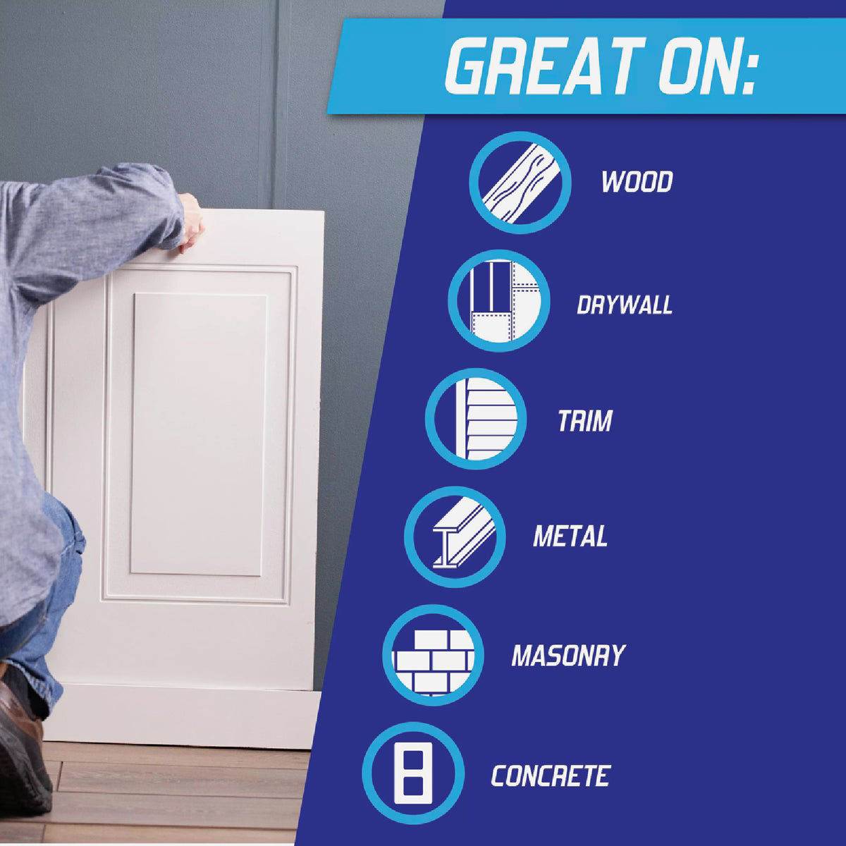 LOCTITE Power Grab 1 Gal. All-Purpose Paneling & FRP Adhesive | Do it Best