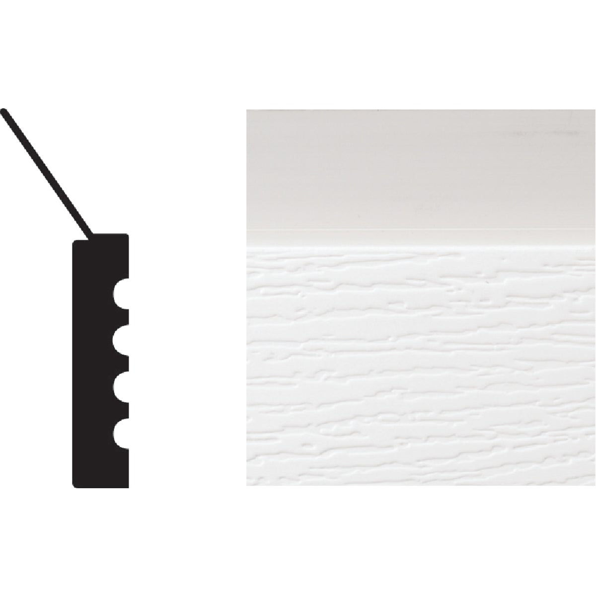 Royal Thermo Stop 2 In. W. x 7/16 In. H. x 16 Ft. L. White PVC ...