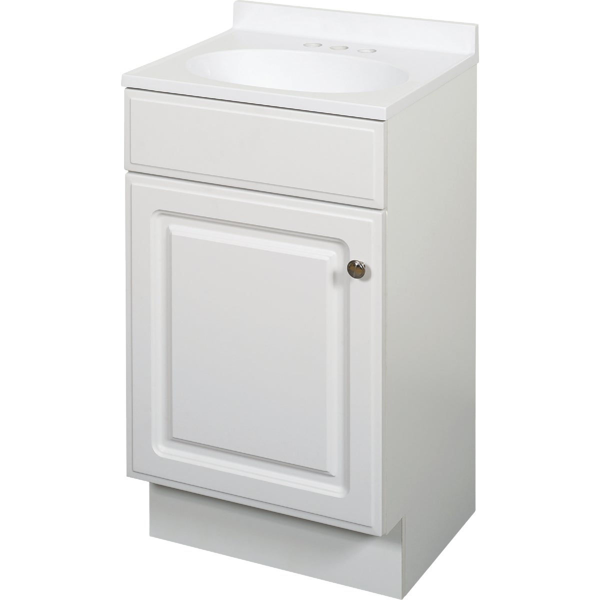Zenith Zenna Home White 18 In. W x 35 In. H x 16 In. D Vanity with ...